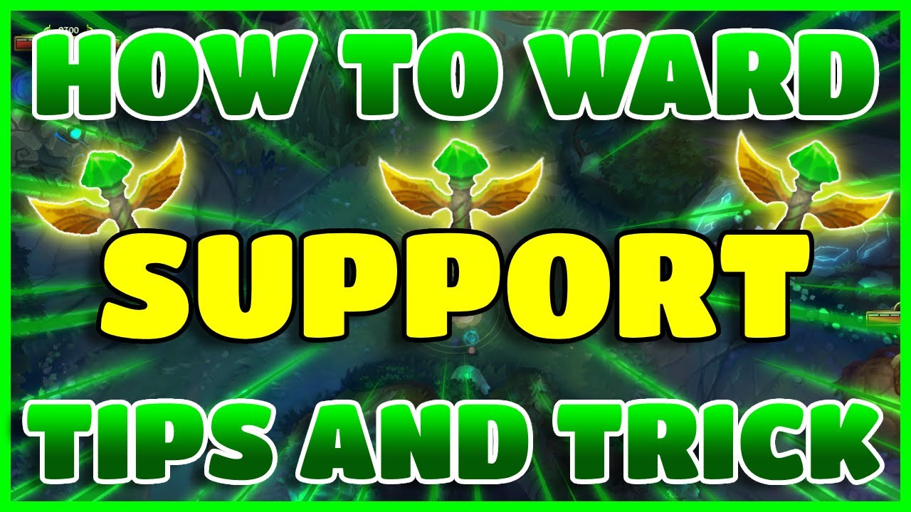 HOW TO WARD AS A SUPPORT TRICKS AND TIPS - YouTube