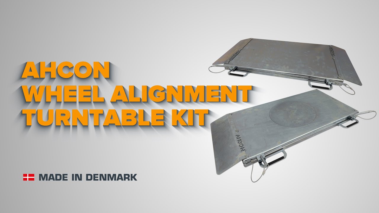 AHCON Wheel Alignment Turntable Kit - YouTube