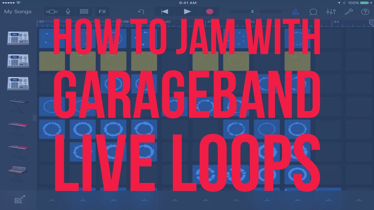 How to Jam with iOS GarageBand Live Loops - YouTube