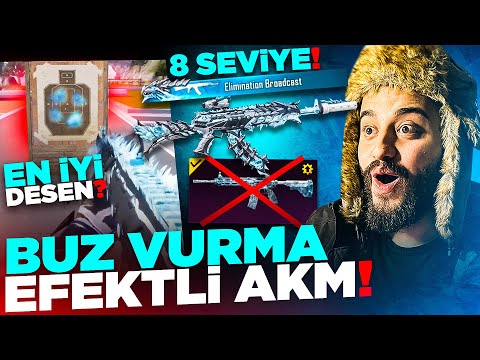 BUZ DİYARI İLE AYNI VURMA EFEKTLİ AKM GELDİ! 8 SEVİYE! BUZ DİYARI M4 DEVRİ BİTİYOR MU? PUBG Mobile