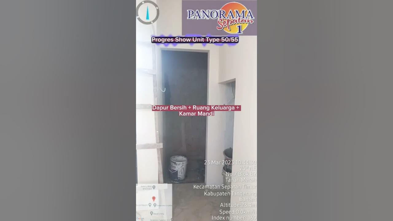 Progres Rumah Contoh Cluster Panorama Sepatan 1 Untuk Type 50/55, Rumah Dekat Bandara Soekarno ...