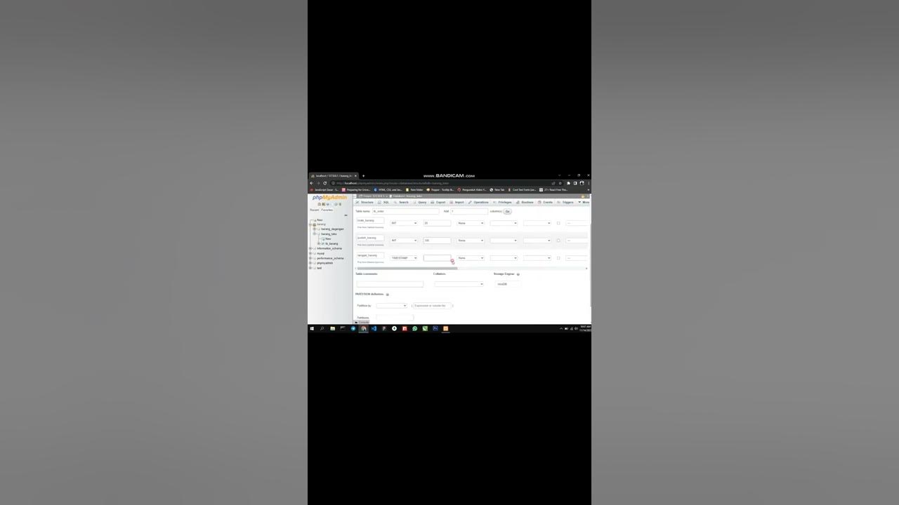 Cara membuat Skema relasi database mySQL di phpMyAdmin - YouTube