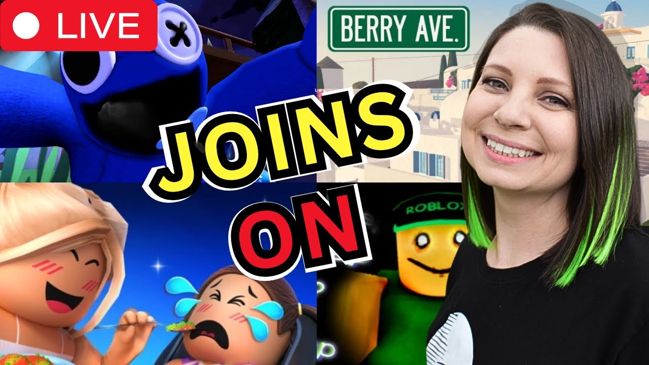 🔴Roblox Live! | Berry Avenue, Rainbow Friends, and MM2! | Username ...