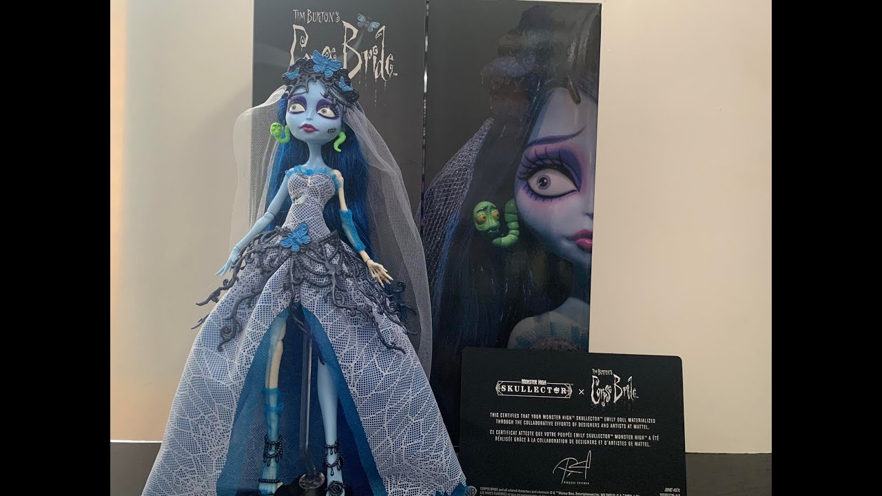 Monster High Skullector Corpse Bride Emily review - YouTube