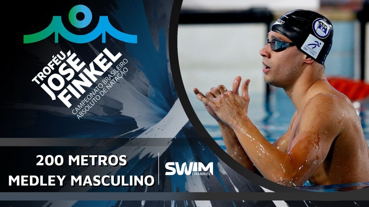 Leo Santos vence os 200 Metros Medley - Troféu José Finkel 2024 - YouTube