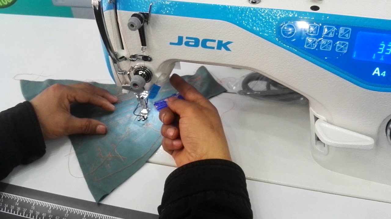 Maquina de coser Recta jack A4 automatics programable.!!!|MRG. - YouTube