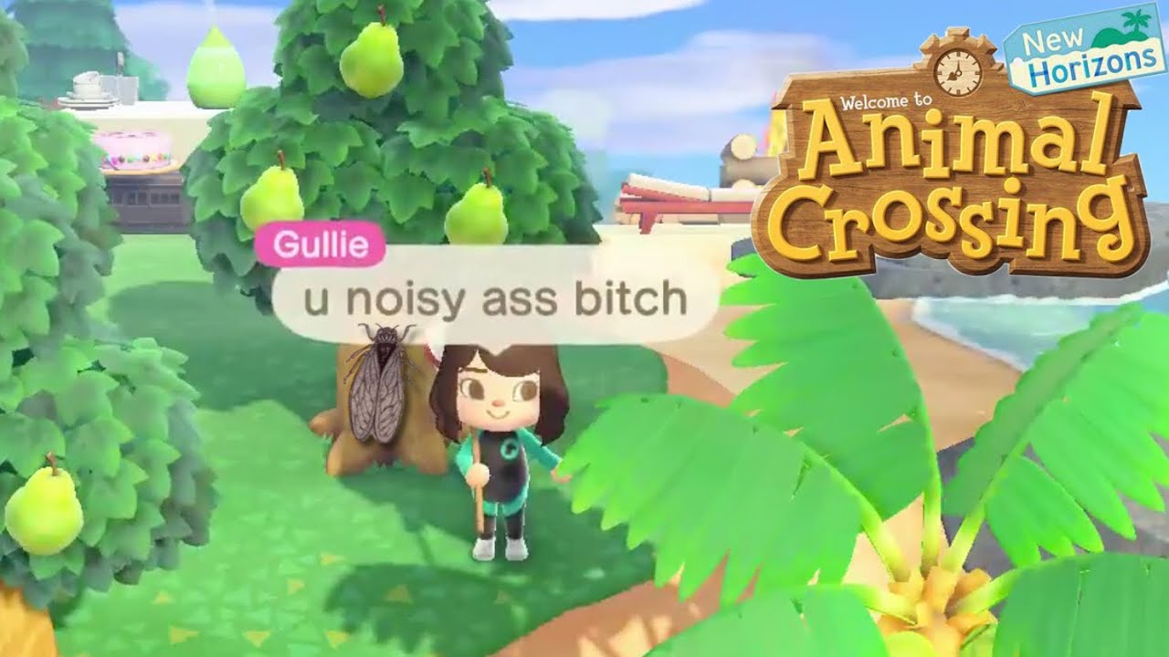 Catching a Noisy Cicada | Animal Crossing New Horizons | #ACNH Robust ...