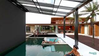 DynaMov Retractable Glass Roof Patio Cover