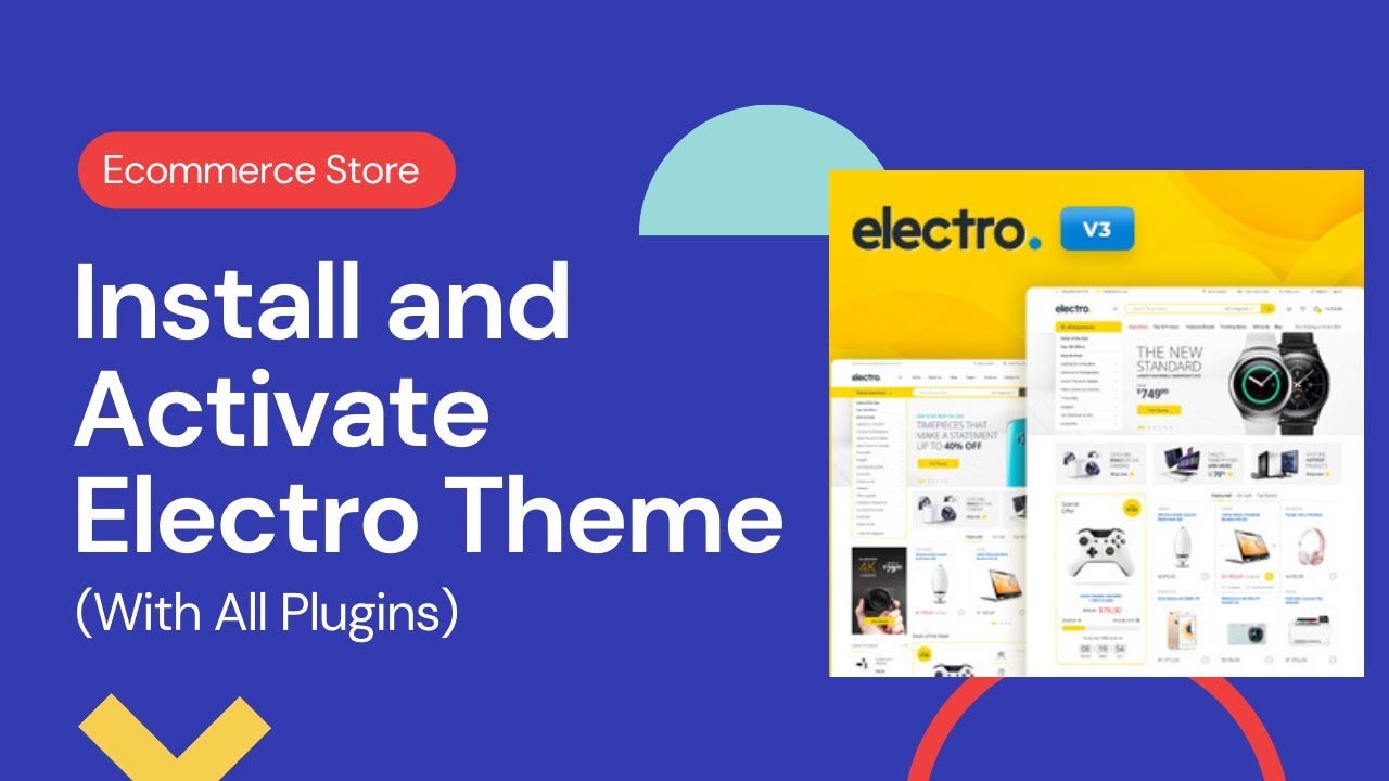How to install and activate woocommerce electro electronics theme ...