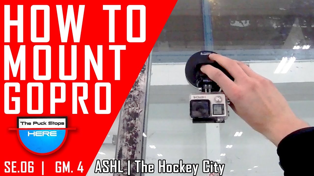 How To Mount GoPro For Filming Hockey - YouTube