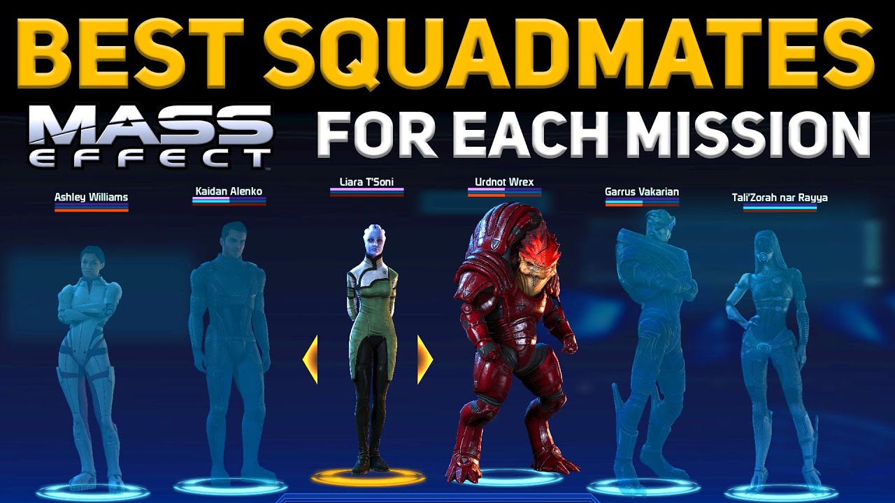 Mass Effect 1 - Best Squadmates for Each Mission (Unique Dialogue ...