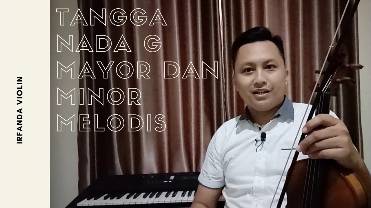Praktek Pembelajaran Biola Tangga Nada G Mayor dan minor melodis - YouTube