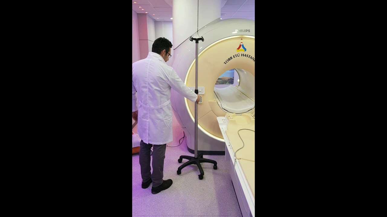 TroykaMed T-120 MRI Compatible IV Pole - MRI Room Test Video - Philips ...