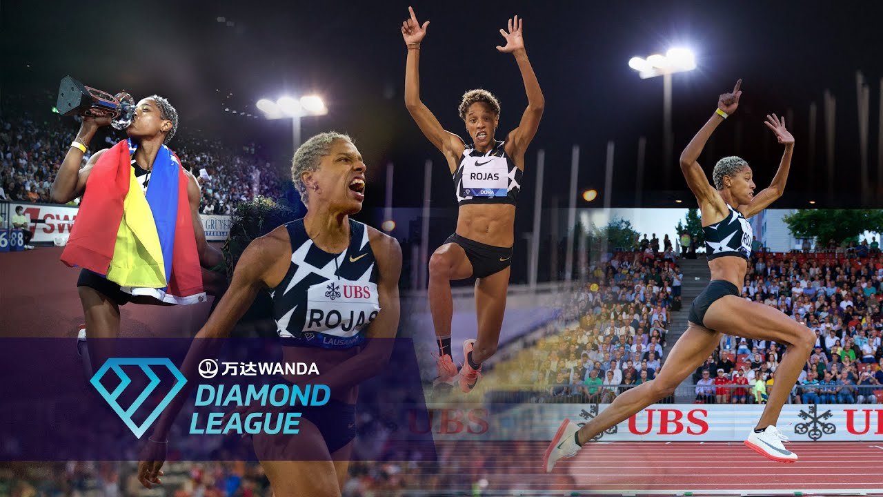 The entertainer Yulimar Rojas | Wanda Diamond League - YouTube