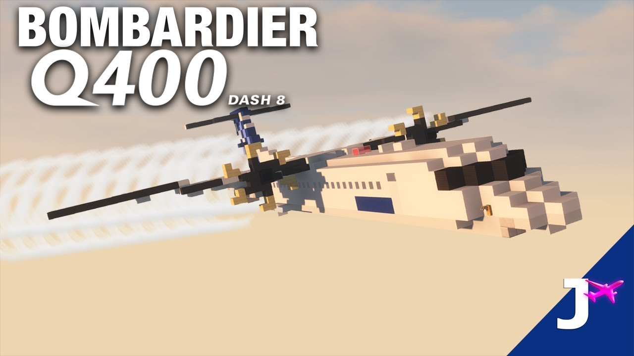 Minecraft | Porter Airlines Bombardier Q400 - YouTube