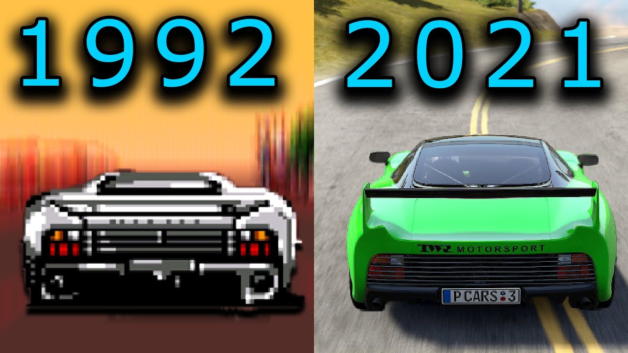 History of JAGUAR XJ220 in 30 Different Games - YouTube