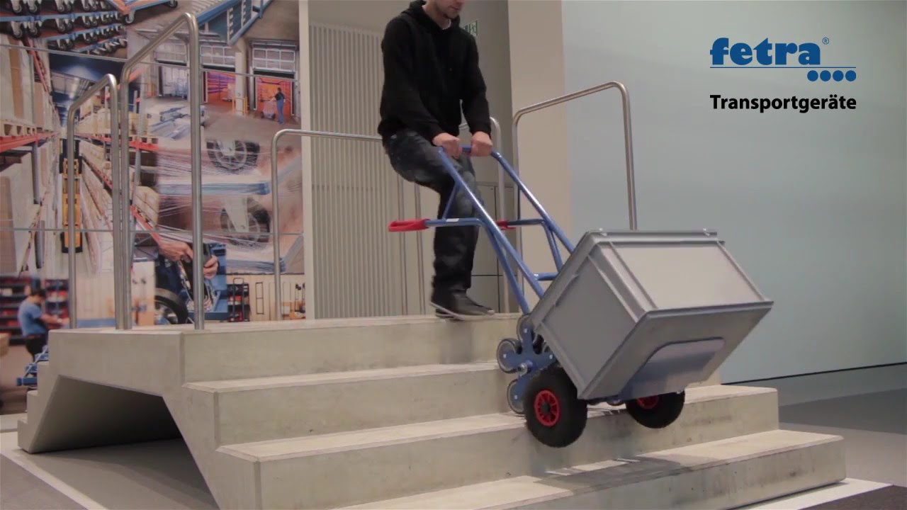 fetra-Treppenkarre 5 Radstern - YouTube