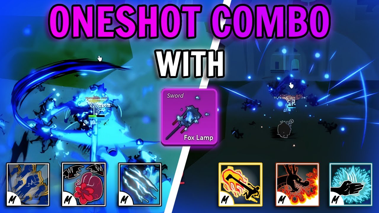 Fox Lamp Best Combo With All Melee | Blox Fruits Update 21 - YouTube