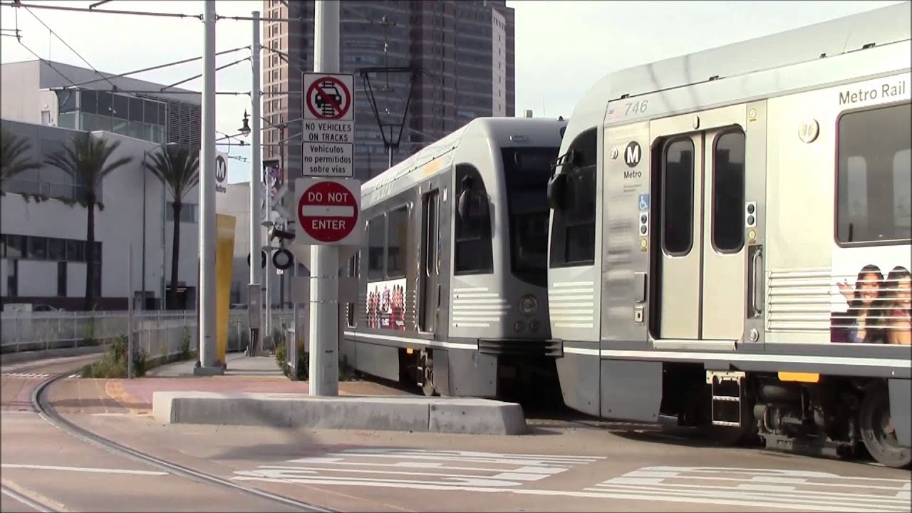 Los Angeles Metro Rail, Little Tokyo Arts District Station 03/May/2014 ...