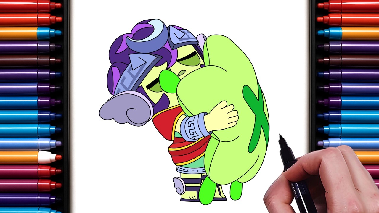 How to Draw Hypnos Sandy From Brawl Stars | New Sandy Skin | Step-by ...