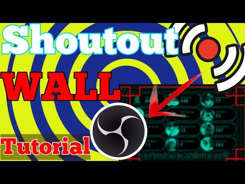 Stream Shoutout Wall/ Tutorial, How to - Tips! - YouTube