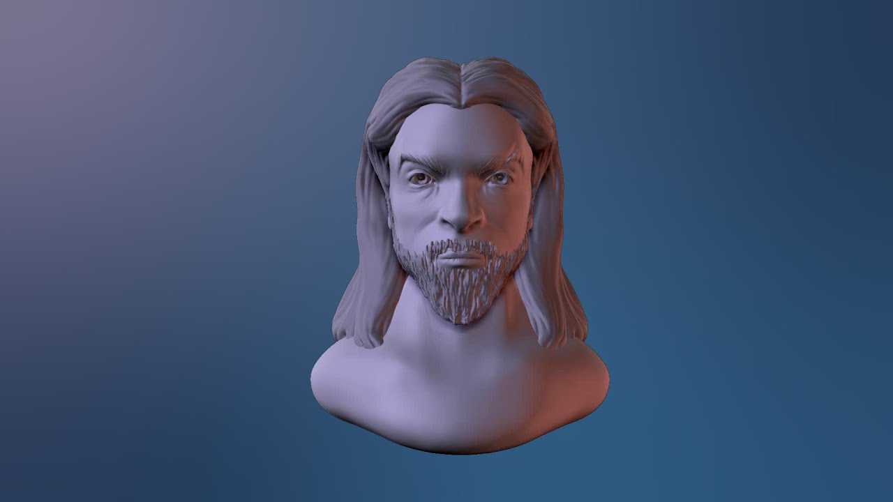 Jason Momoa 3D Modeling - YouTube