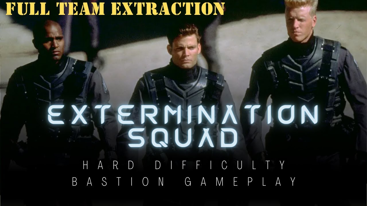 Hard Mode 16 Player No Randos - Full Extraction Starship Troopers Extermination - YouTube