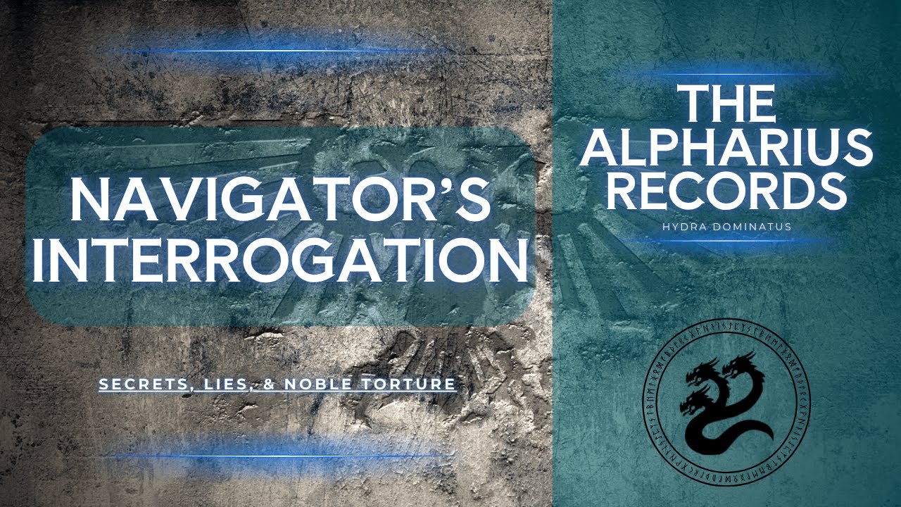 A NAVIGATOR'S INTERROGATION - The Dark Side of the Navis Nobilite | 40k ...