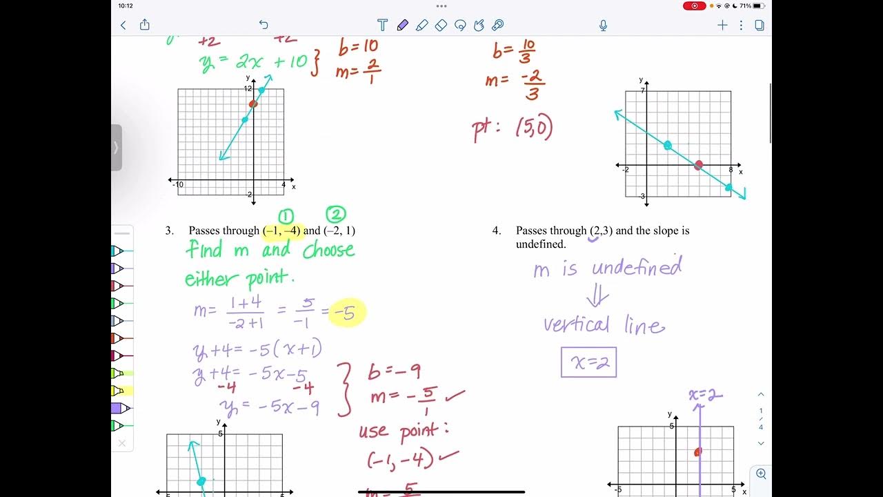 Section 2.5: Linear Equations and Applications - YouTube