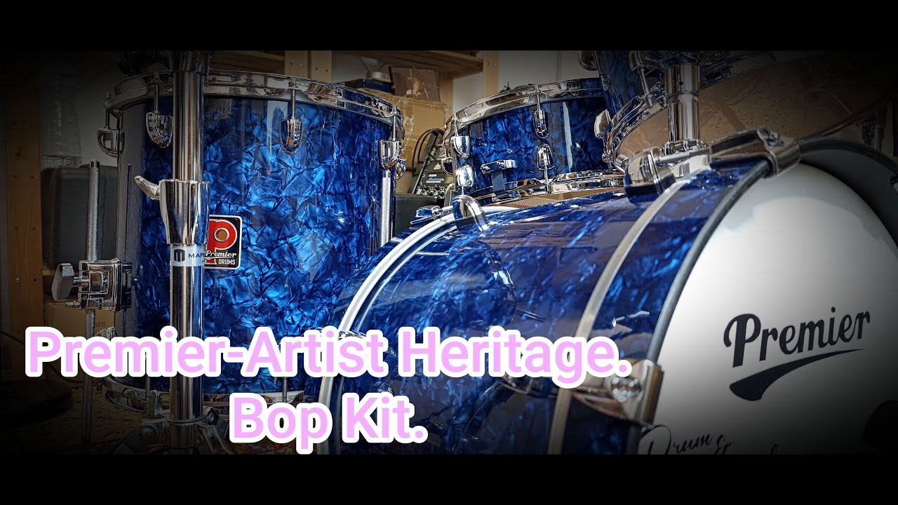 PREMIER ARTIST HERITAGE BOP KIT DRUM TEST. (LOW TUNNING). - YouTube
