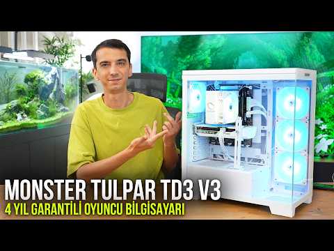Monster Tulpar TD3 V3.4.3 Masaüstü Oyun Bilgisayarı İnceleme!