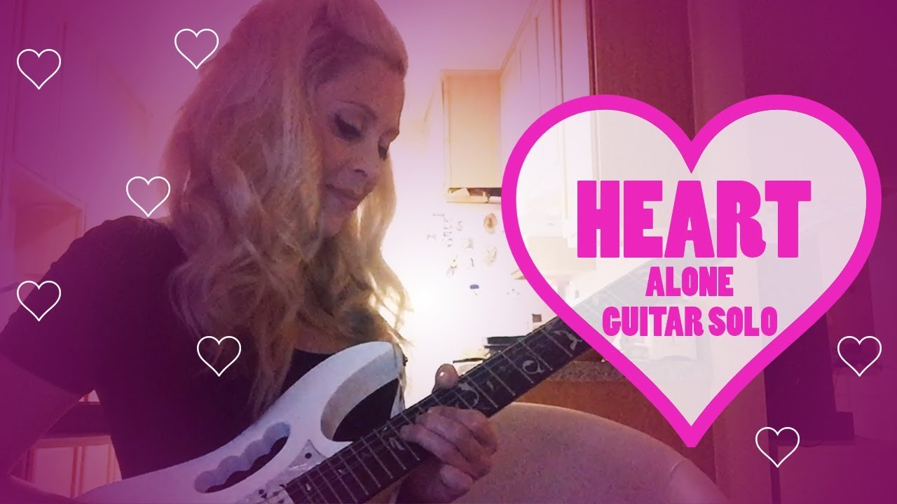 HEART - Alone guitar solo (cover) - YouTube