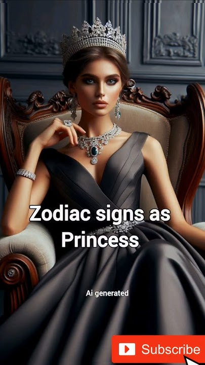Ai generated zodiac signs as princess! - YouTube