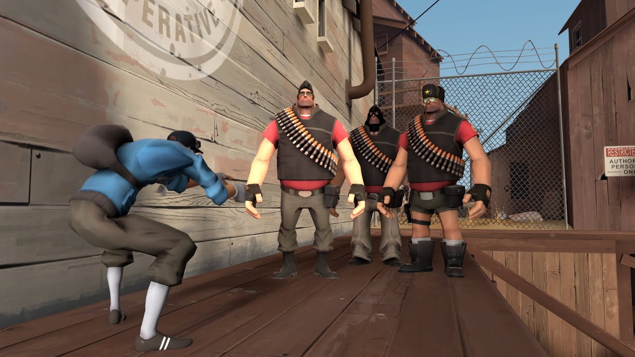The T-Posing Heavy in 2Fort - YouTube