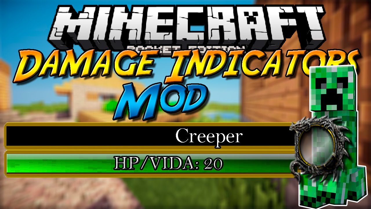 INDICADOR DE VIDA MOD V3 PARA MINECRAFT PE 0.14.0 | Mods Para Minecraft ...