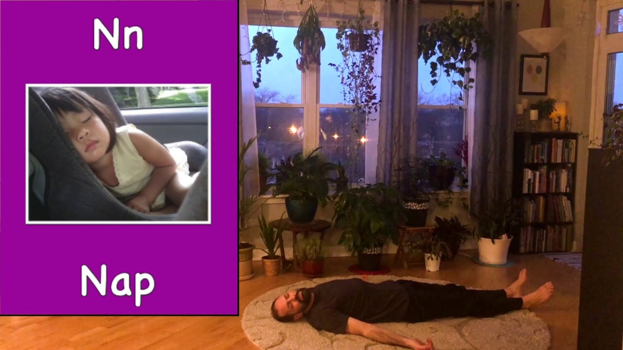 N is for Nap (Alphabet Yoga) - YouTube