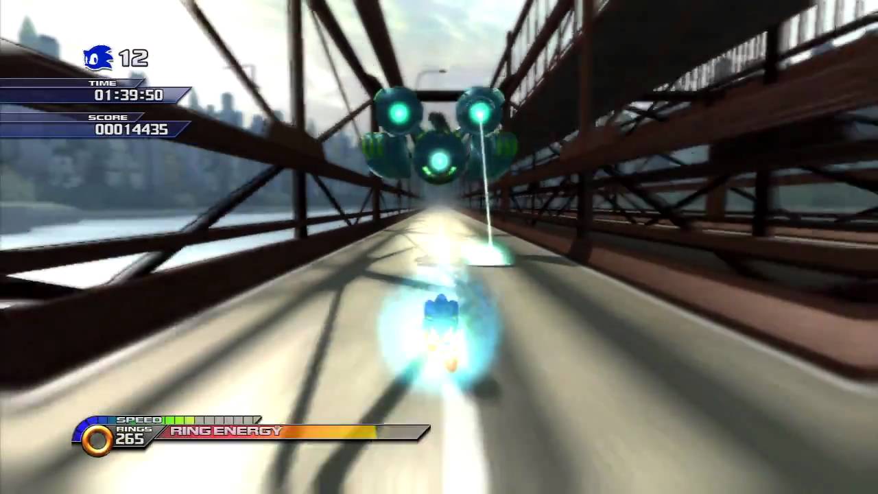 Sonic Unleashed (PS3) Empire City Skyscraper Scamper Day Act 1 S-Rank ...