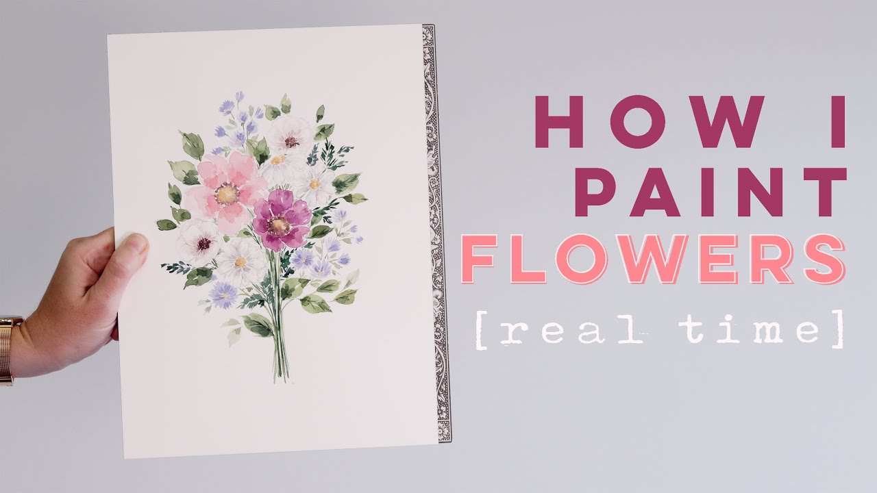 REAL TIME Watercolor Painting Tutorial | Learn My Process - YouTube