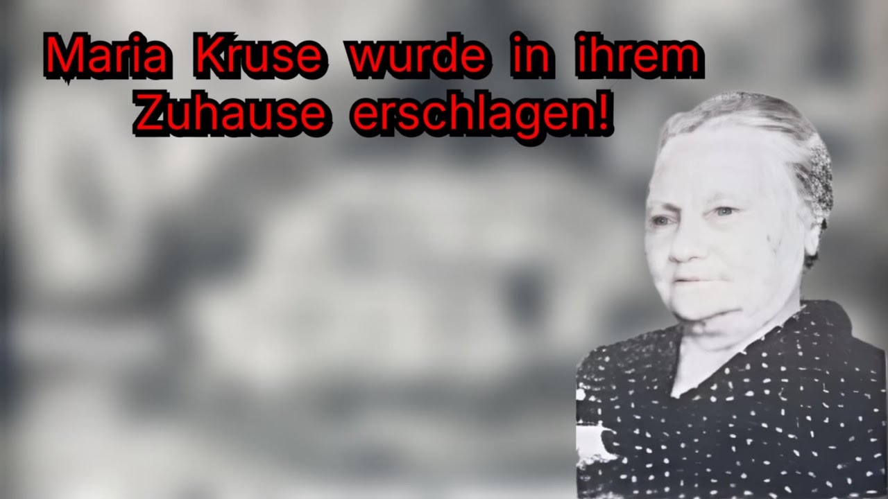 Der ungeklärte Fall von Maria Kruse. Ein Cold Case von 1983 - YouTube