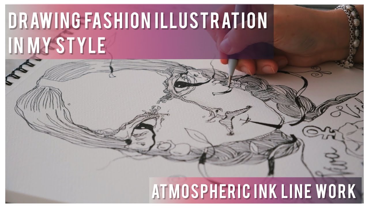 Drawing fashion illustration in my style / Dior Resort 2024 ...
