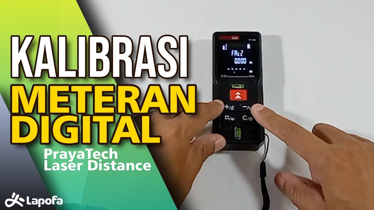 Cara Kalibrasi Meteran Digital - YouTube