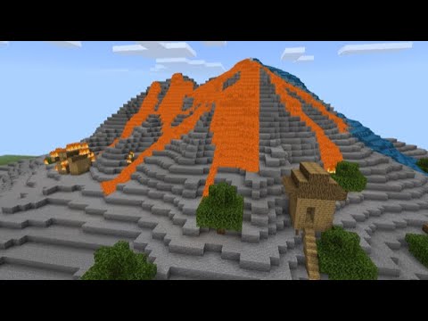 Composite Volcano in Minecraft: Learn Geology With Minecraft - YouTube