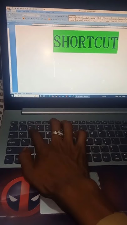 WORD TRICKS #computer #shortcutkeys #windows#youtubeshorts#computereducation#shorts#laptop - YouTube