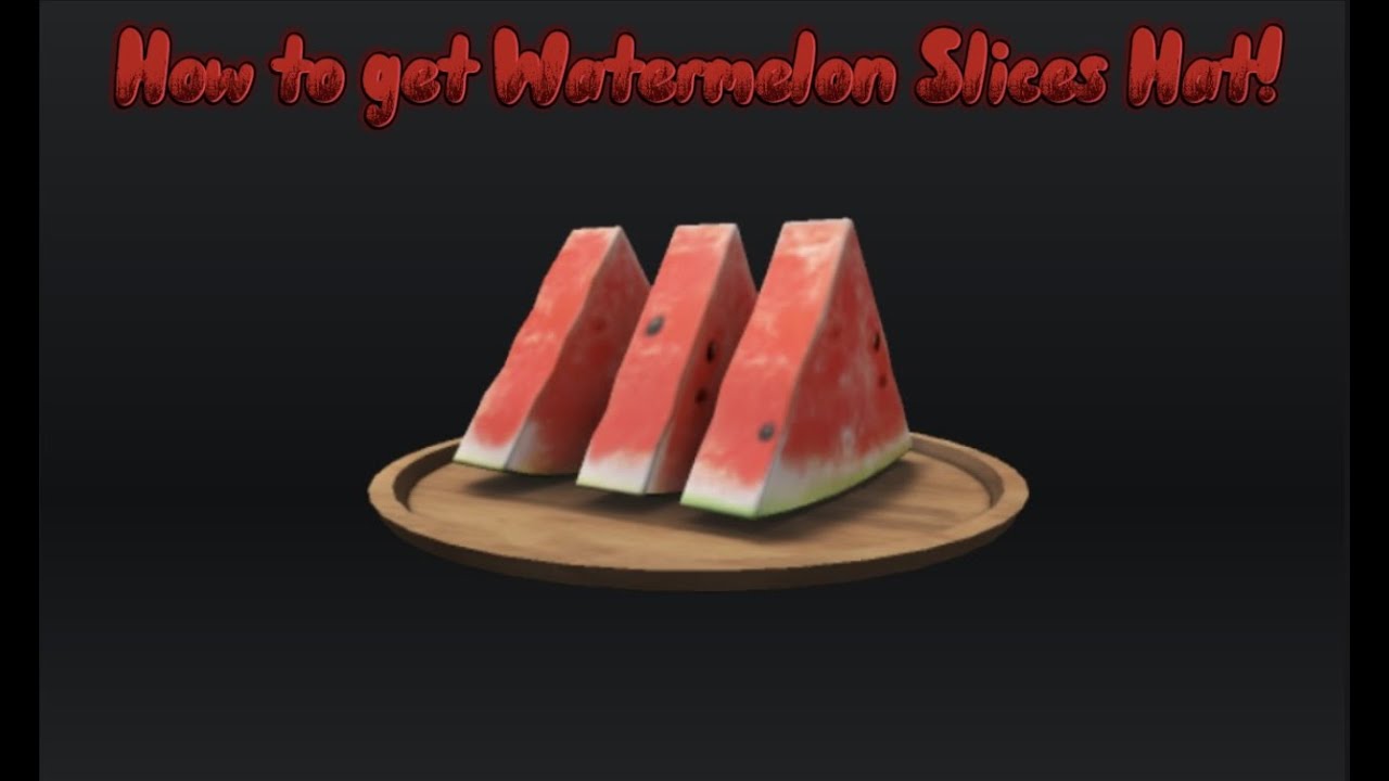 *LIMITED* How to get the Watermelon Slices Hat (Roblox) - YouTube