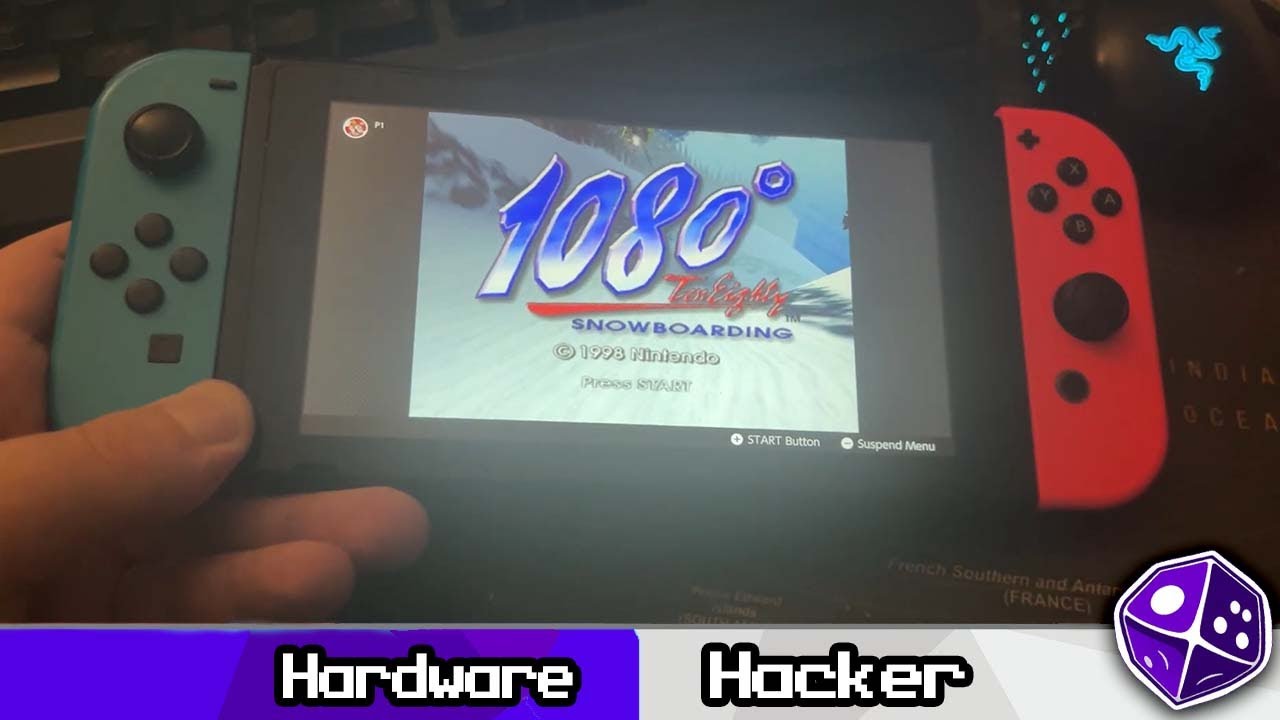 1080° Snowboarding | Nintendo Switch handheld gameplay - YouTube