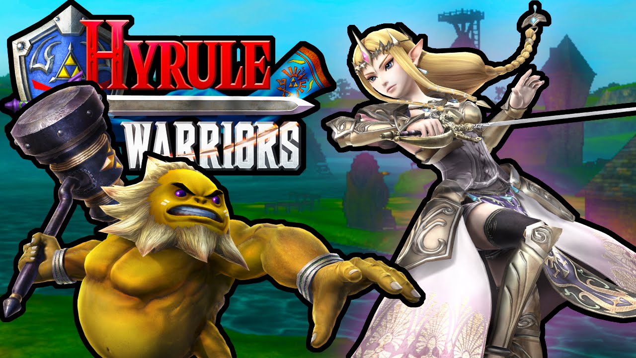 Hyrule Warriors: 2 Player Co-Op! Legend of Zelda Story PART 12 Lake ...