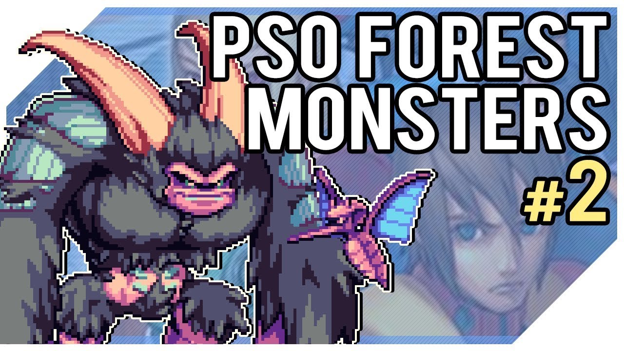 Forest Monsters #2 (Phantasy Star Online) - Timelapse Pixel Art - YouTube
