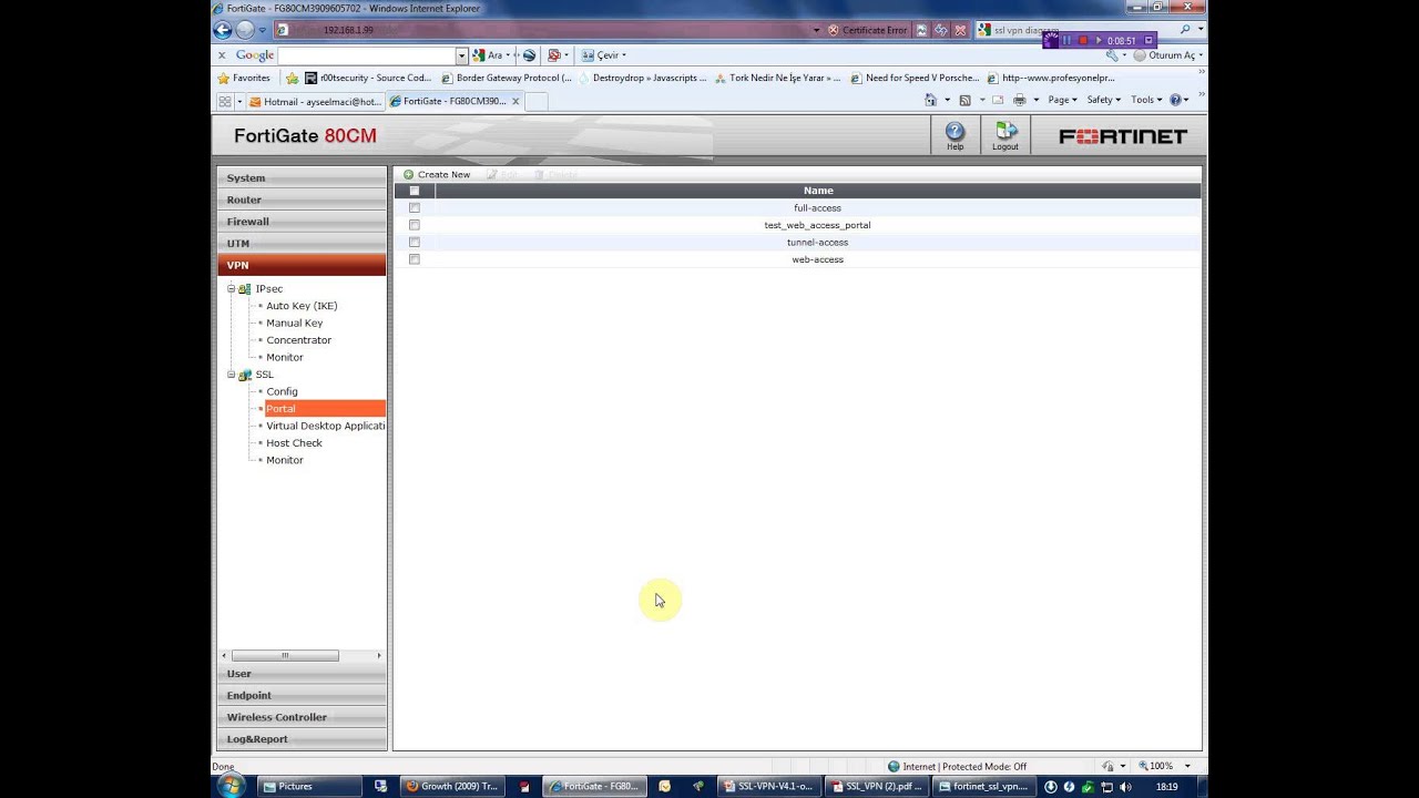 Fortigate SSL-VPN Yapılandırılması - YouTube