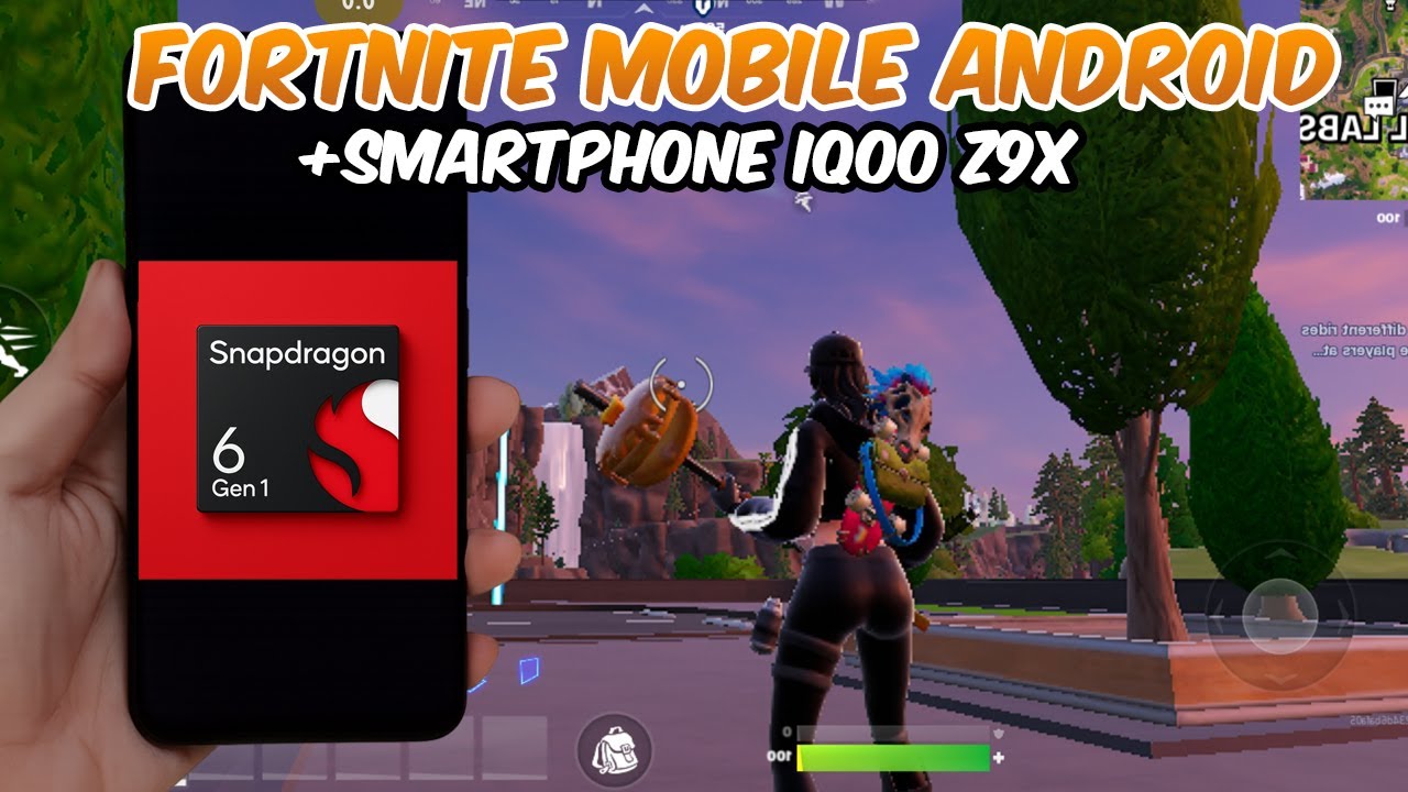 Fortnite Mobile Android Gaming Test di Snapdragon 6 Gen 1 - IQOO Z9X ...