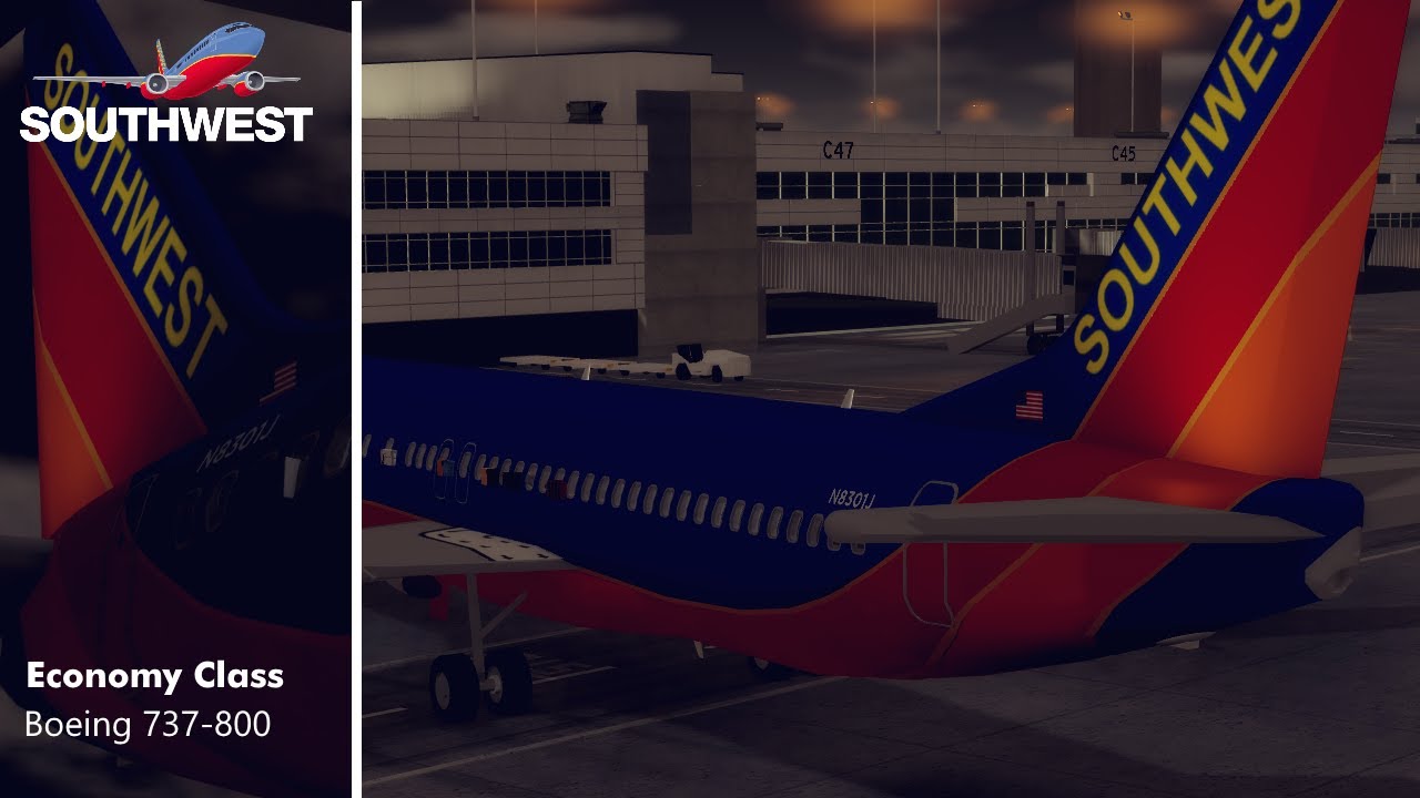 ROBLOX | Southwest Airlines Roblox 737-800 Washington to Denver - YouTube